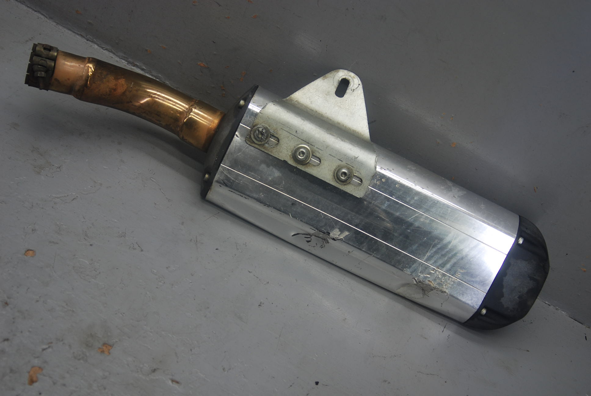 2014 HONDA NC 750 X EXHAUST CANISTER – Motorcycle Salvage SA Parts